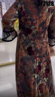 China Supoo wholesale price soft silk velvet fabric printed african lace fabric for women dress for sale