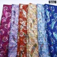China Polyester African Lace Silk Velvet Embroidery Fabric Perfect for Wedding Bridal Dress for sale