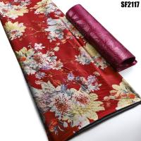 China Supoo African Lace Silk Velvet Embroidery Fabric Stretch Korean Velvet for Women Dress for sale