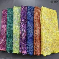 China Supoo High quality flocking velvet lace Nigerian lace embroidery african lace fabric for party for sale