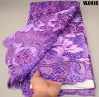 China Supoo Wedding Embroidery Velvet Fabric african/french lace tulle lace with stones for sale