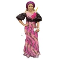 China Party and Ghana Lace Fabric Styles Flocking Velvet Lace Senegal Dress with Sequins for sale
