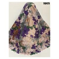 China High quality velvet lace with stones embroidery lace african fabric for wedding for sale