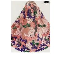 China High quality velvet lace with stones embroidery lace african fabric for wedding for sale