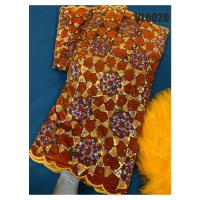 China Nice african lace embroidery velvet lace fabrics with sequins for dress for sale
