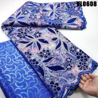 China Wholesale price 2023 african velvet lace fabric with sequins french lace for wedding dress Austria lady fabric Ghana lace for sale