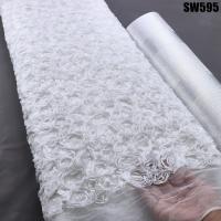 China Supoo High quality Dubai dentelle 3D Lace Fabric french lace fabric net fabric embroidery for wedding and party dress for sale