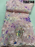 China 2023 Supoo Finest Quality  3d Floral French Lace Fabric Net Fabric for Women Bridal Lace Fabric and Wedding Material for sale