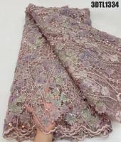 China Supoo Popular 3D flowers lace embroidery lace wedding bridal dress Ghana lace for sale