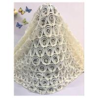 China Popular 3d flowers embroidery lace fabric french /african lace fabric for sale