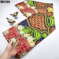 China Supoo wholesale price Ankara  wax lace cotton african lace fabric  for clothes Senegal dress for sale