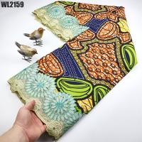 China Supoo wholesale price Ankara  wax lace cotton african lace fabric  for clothes Senegal dress for sale