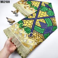 China Supoo wholesale price Ankara  wax lace cotton african lace fabric  for clothes Senegal dress for sale