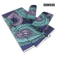 China High quality wax  printed fabric african tulle lace fabric for sale