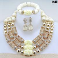 China Supoo african beads jewelry sets Senegal/Ghana/ Nigerian handmade jewelry for wedding bridal for sale