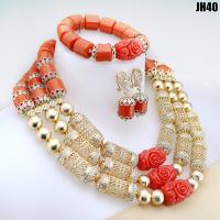 China Supoo african beads jewelry sets Senegal/Ghana/ Nigerian handmade jewelry for wedding bridal for sale