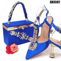 China 1.5kg Italian Leather Shoes and Matching Bags Set in Napoli with Multiple Color Choices for sale