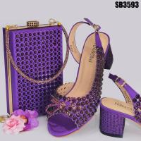 China New OEM Ladies fashion Italian shoes matching bag set African women party shoe and bag For Nigerian Party for sale