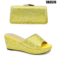 China New OEM Ladies fashion Italian shoes matching bag set African women party shoe and bag For Nigerian Party for sale