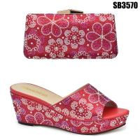 China New OEM Ladies fashion Italian shoes matching bag set African women party shoe and bag For Nigerian Party for sale