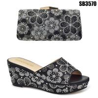 China New OEM Ladies fashion Italian shoes matching bag set African women party shoe and bag For Nigerian Party for sale