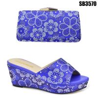 China New OEM Ladies fashion Italian shoes matching bag set African women party shoe and bag For Nigerian Party for sale