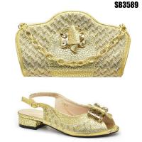 China New OEM Ladies fashion Italian shoes matching bag set African women party shoe and bag For Nigerian Party for sale