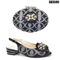 China Stylish Italian Leather Shoe And Bag Set For Nigerian Party With Motion Detection for sale