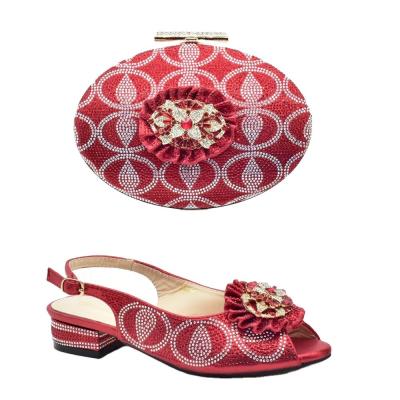 China New OEM Ladies fashion Italian shoes matching bag set African women party shoe and bag For Nigerian Party for sale