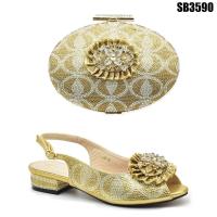 China New OEM Ladies fashion Italian shoes matching bag set African women party shoe and bag For Nigerian Party for sale