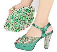 China Leather Hook & Loop matching shoes with bag for sale