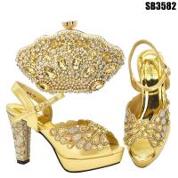 China Leather Hook & Loop matching shoes with bag for sale