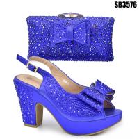 China Supoo Good quality Italian ladies shoes matching bags african high heel shoes for women for sale
