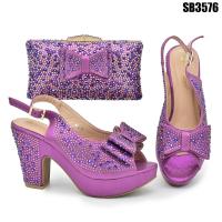 China Supoo Good quality Italian ladies shoes matching bags african high heel shoes for women for sale