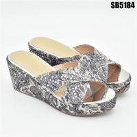 China Supoo Wholesale price platform slippers  Italian ladies shoes for women safe flat slippers for sale