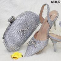 China PU Fabric Supoo African Wedding Purse and Italian Ladies Shoes for Party ' Must-Have for sale