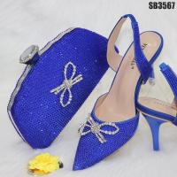 China PU Fabric Supoo African Wedding Purse and Italian Ladies Shoes for Party ' Must-Have for sale