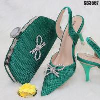 China PU Fabric Supoo African Wedding Purse and Italian Ladies Shoes for Party ' Must-Have for sale