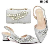 China Supoo Good quality gold Italian ladies shoes matching bags african wedding low heel shoes for sale