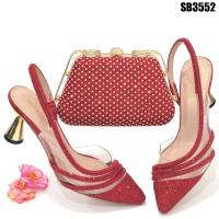 China Supoo evening african shoes and bags to match purple matching clutch for wedding/Party for sale
