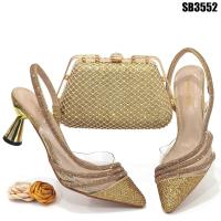 China Supoo evening african shoes and bags to match purple matching clutch for wedding/Party for sale