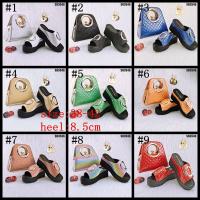 China Supoo Italian Ladies Shoes and Matching Bags for Wedding/Party Elegant Lace Design for sale