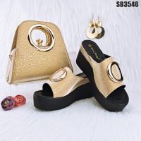 China Supoo  Italian ladies shoes matching bags african high heel shoes with purse for wedding/party for sale