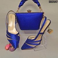 China Supoo wholesale  price wedding shoes matching bags african high heel shoes for party for sale