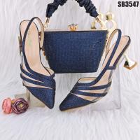 China Supoo wholesale  price wedding shoes matching bags african high heel shoes for party for sale