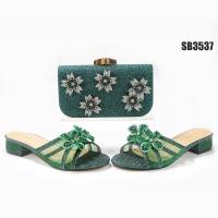 China Supoo wholesale  price wedding shoes matching bags african high heel shoes for lady for sale