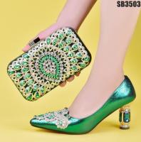 China Supoo Italian ladies shoes matching bags african high heel shoes for wedding Nigerian shoes for sale