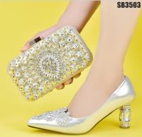 China Supoo Italian ladies shoes matching bags african high heel shoes for wedding Nigerian shoes for sale