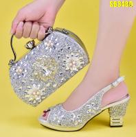 China Supoo Popular Italian Ladies Shoes and Matching Bags for Wedding in Fashionable Style for sale