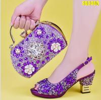 China Supoo Popular Italian Ladies Shoes and Matching Bags for Wedding in Fashionable Style for sale